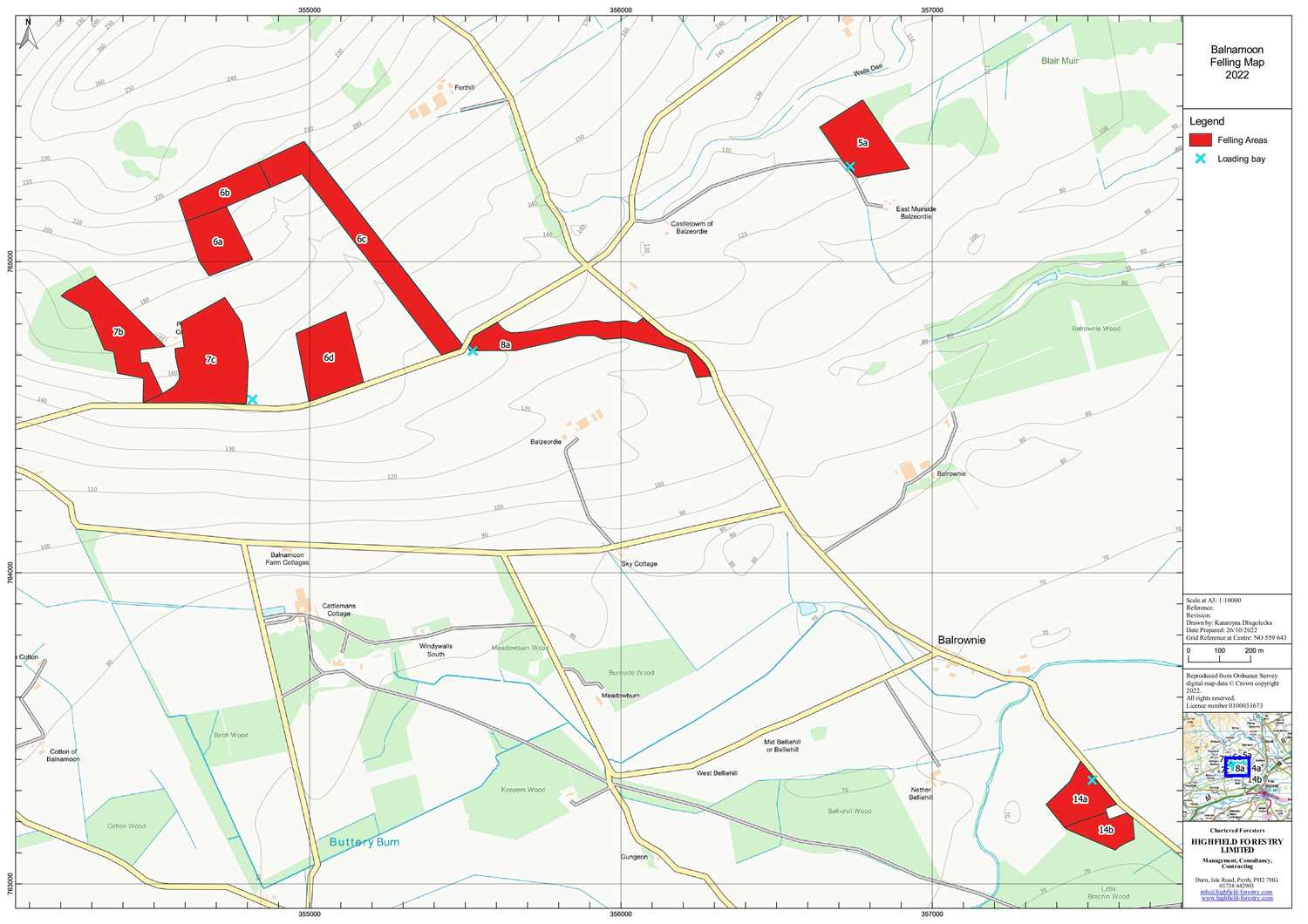 Lot 3 - 10,000t of clearfell and windblow clearance at